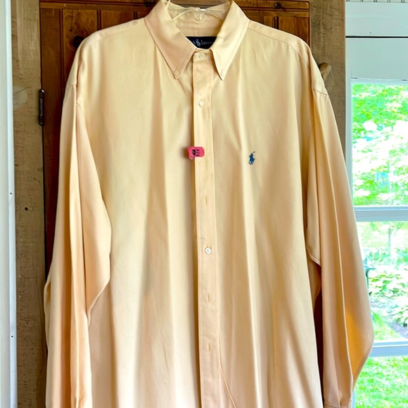 Polo Ralph Lauren | Shirts | Polo Ralph Lauren Xl Cotton Oxford Pale ...